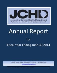 JCHD ANNUAL REPORTS | JCHD